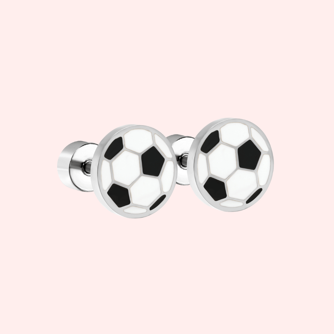 Football Flat Back Earrings – Solace Jewellery Ltd®