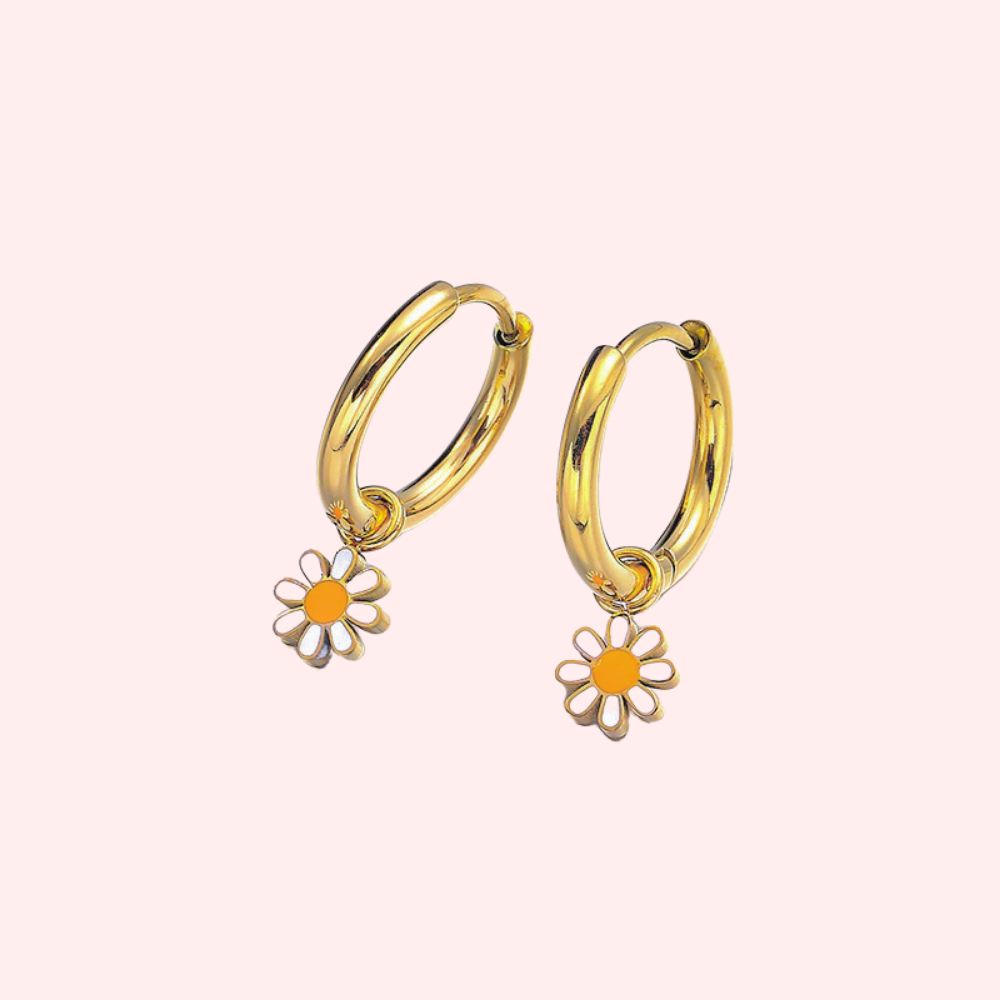 Daisy Drop Hypoallergenic Huggie – Solace Jewellery Ltd®