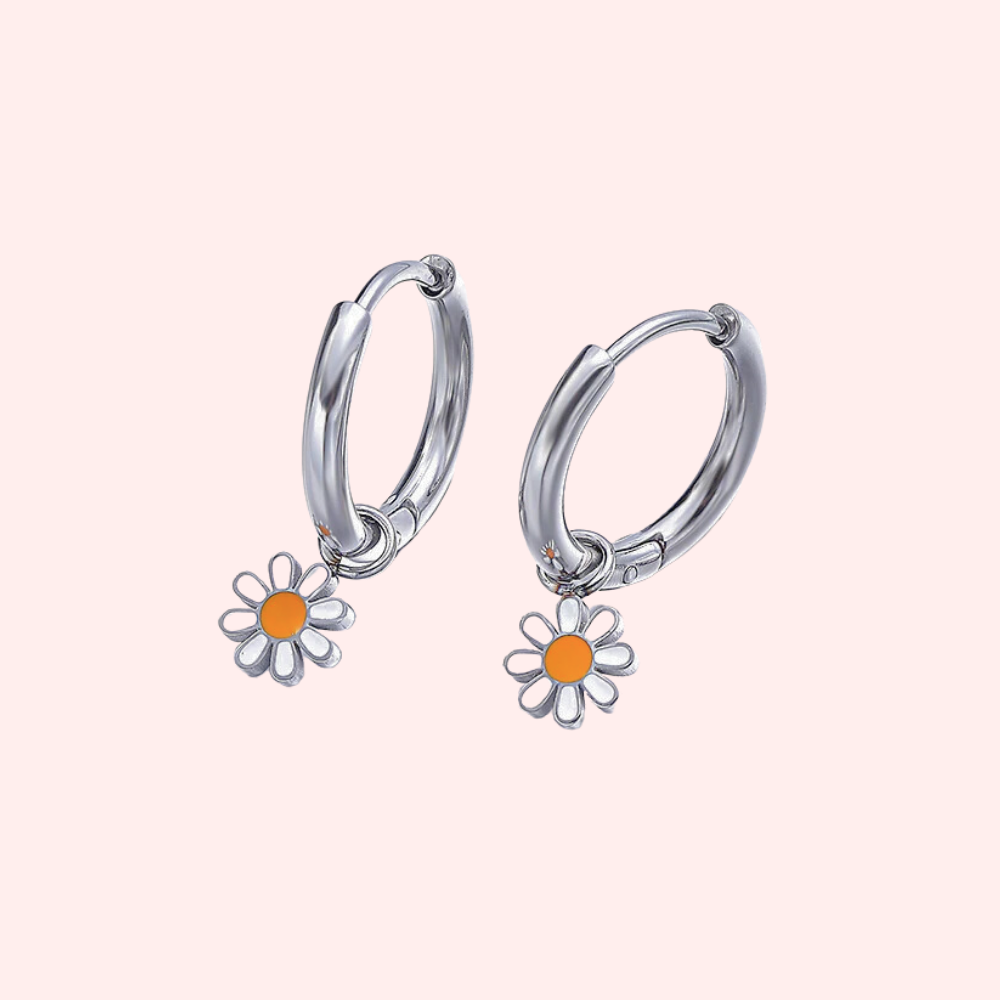 Daisy Drop Hypoallergenic Huggie – Solace Jewellery Ltd®